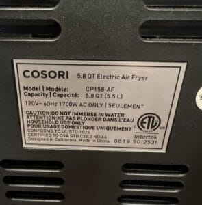 Cosori Air Fryer Recall [Need-to-Know Info & Where to Find Help]